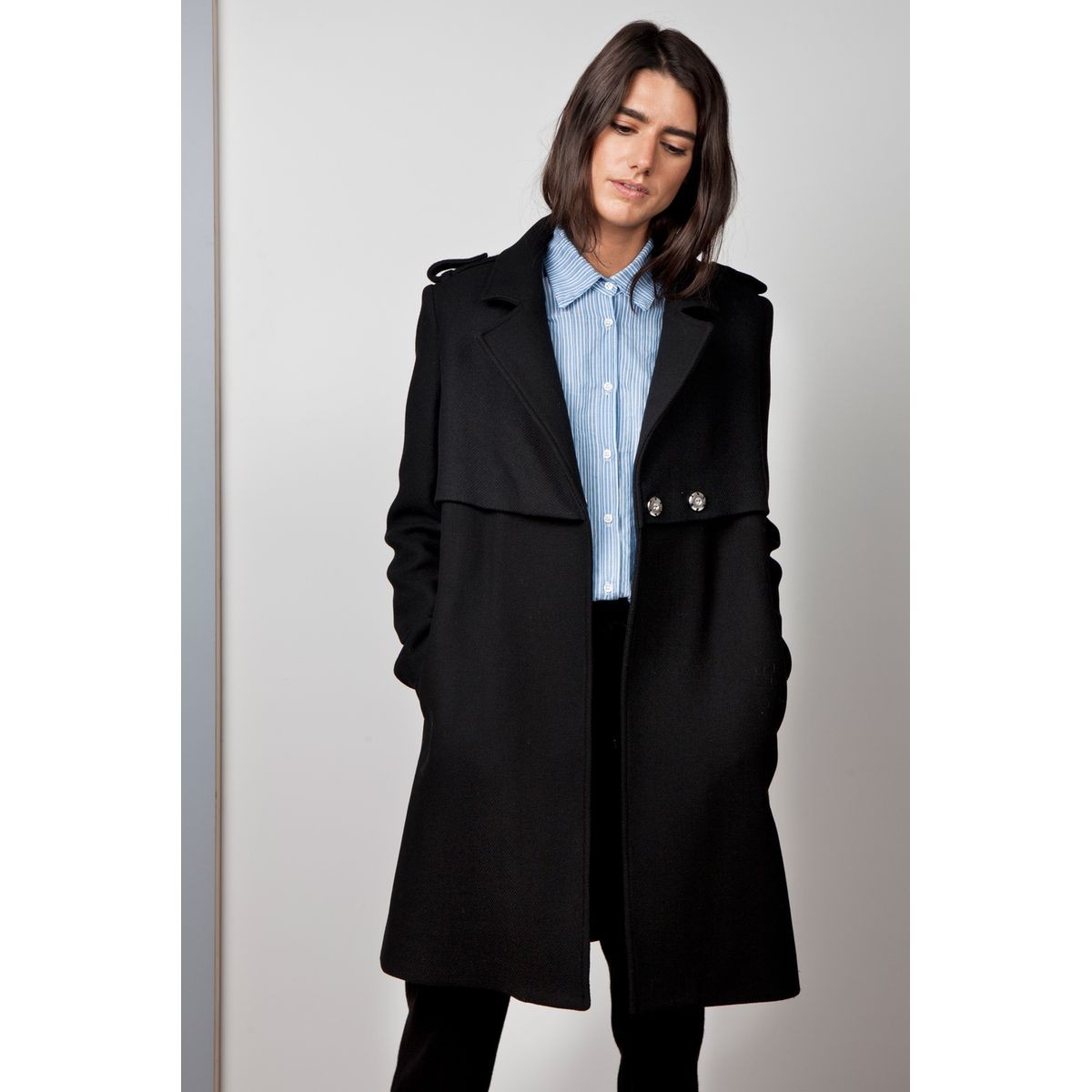 Manteau Chicano marine Les Petites - Manteau Femme La Redoute - Iziva.com Manteau Chicano marine Les Petites - Manteau Femme La Redoute - Iziva.com