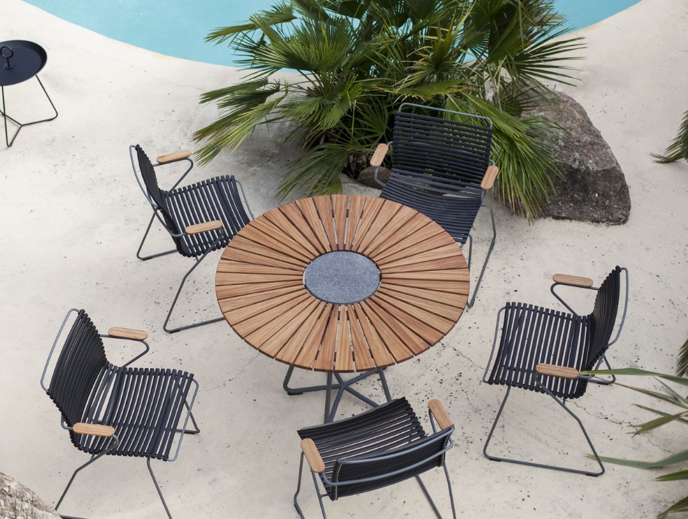 Table de jardin Orion ronde naturel 8 personnes - Table de Jardin Leroy ... Table de jardin Orion ronde naturel 8 personnes - Table de Jardin Leroy ...